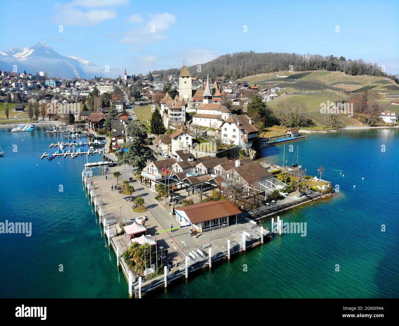 Schloss spiez hi-res stock photography and images - Alamy