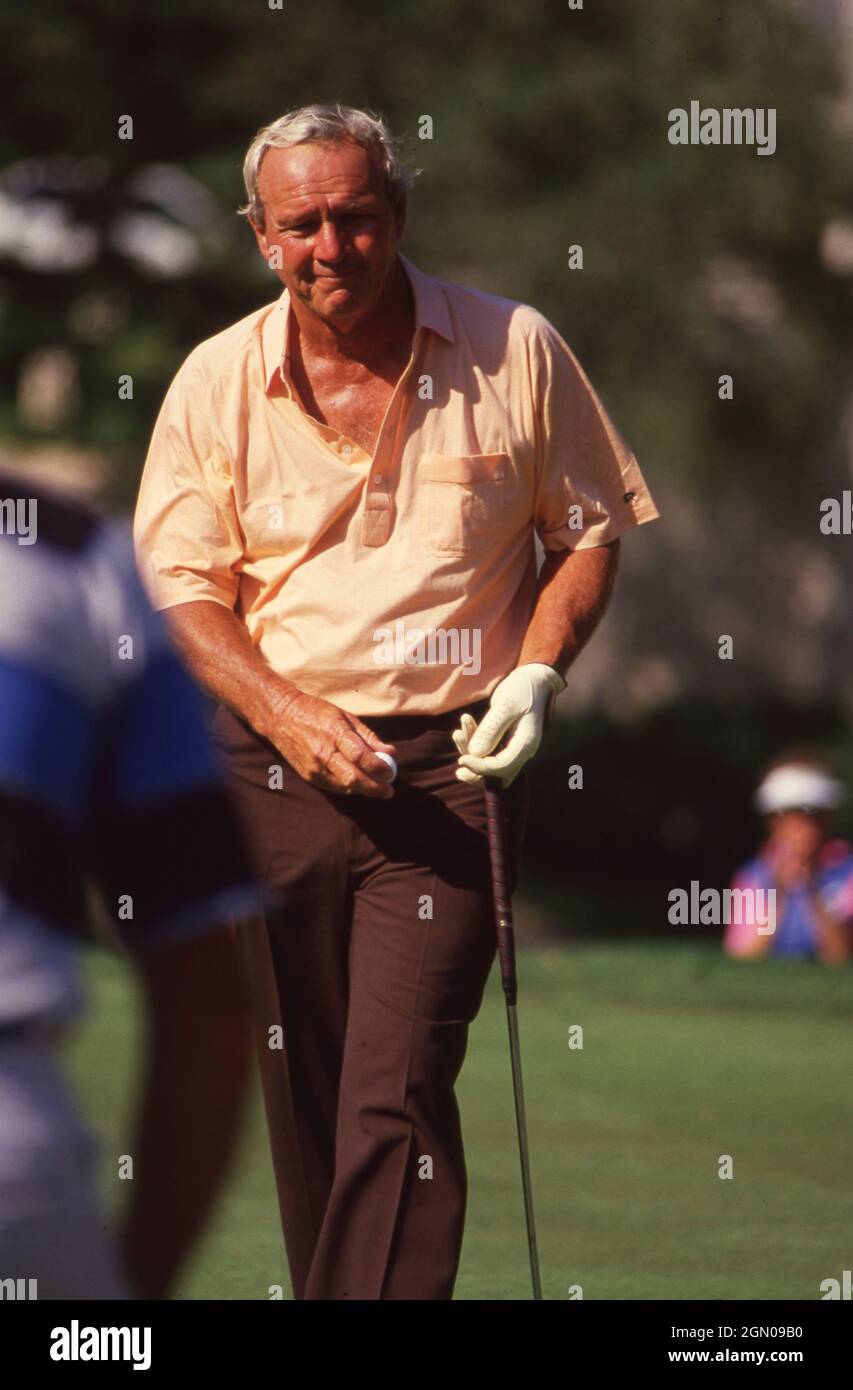Austin Texas USA, 1988: Legendary professional golfer ARNOLD PALMER ...