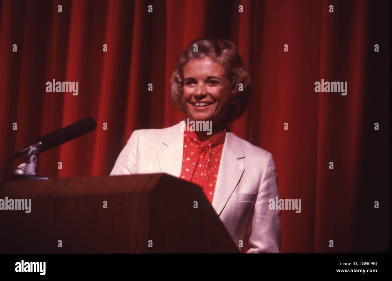 Austin Texas USA, 1985: Supreme Court Justice Sandra Day O'Connor, the ...