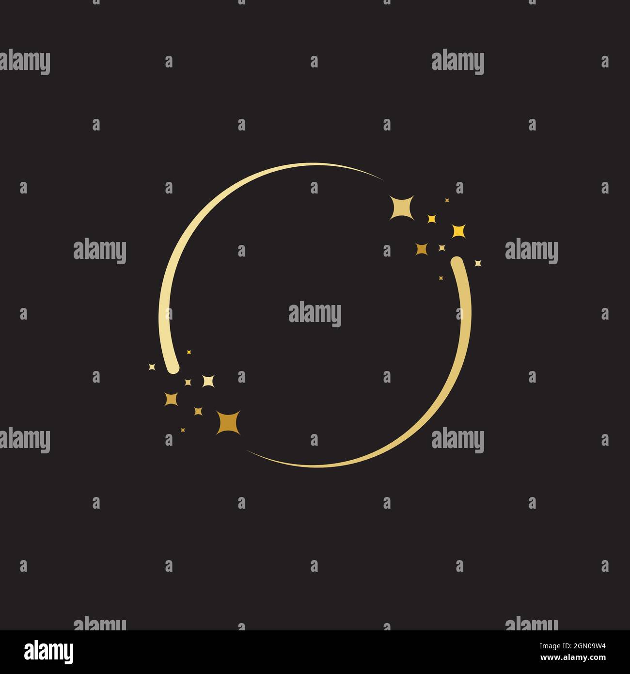 Circle star Vector icon design illustration Template Stock Photo - Alamy