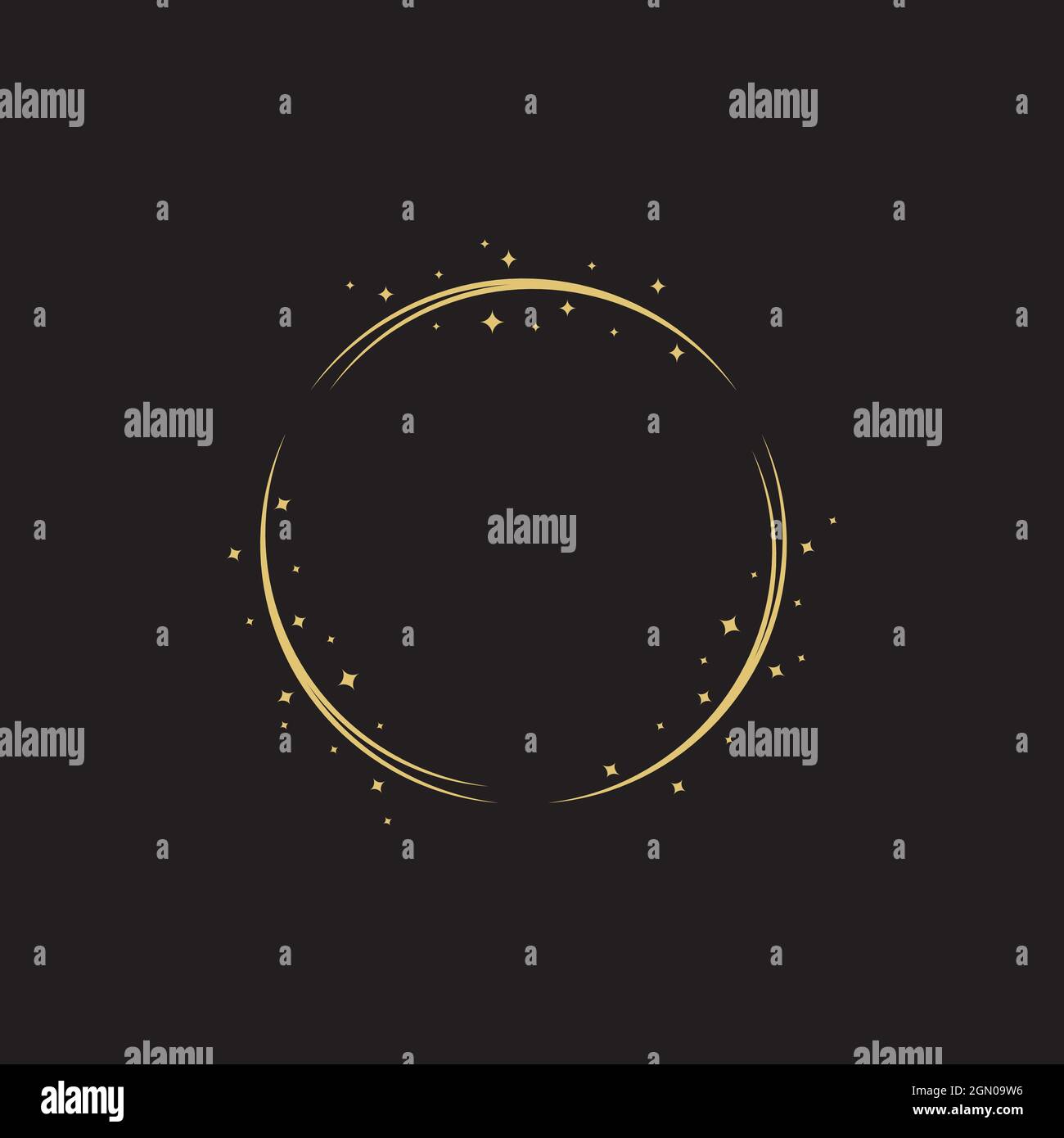 Circle star Vector icon design illustration Template Stock Photo - Alamy