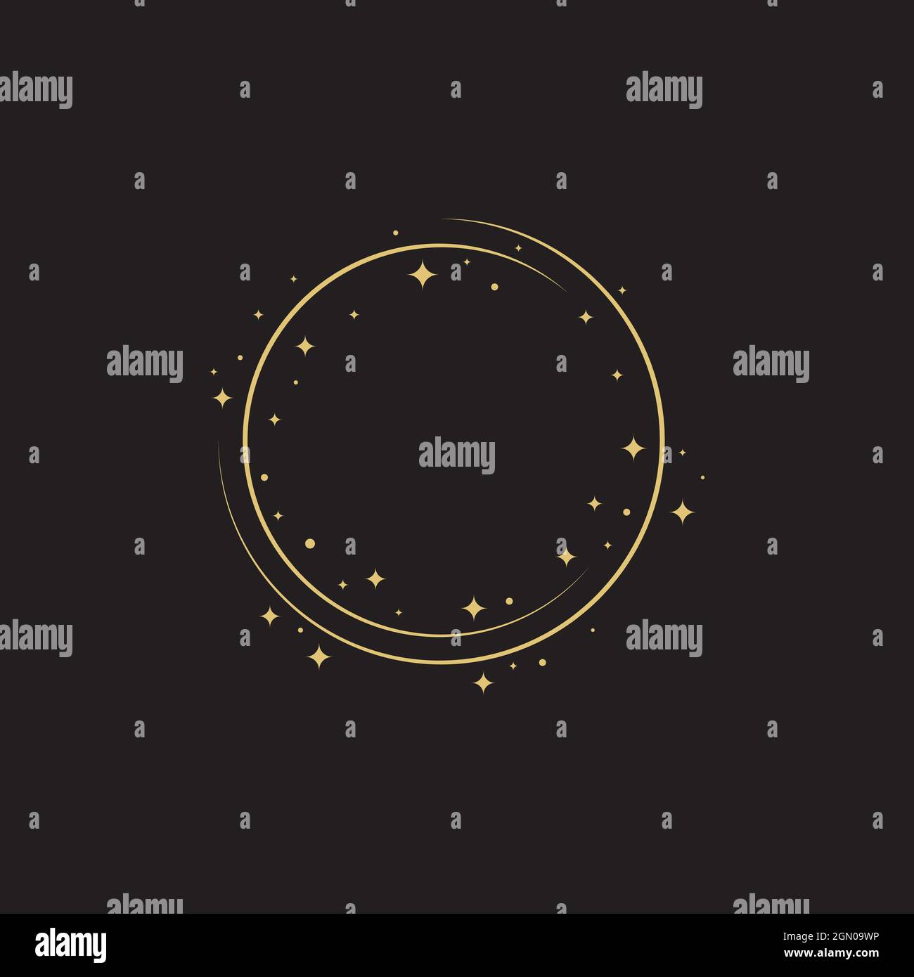 Circle star Vector icon design illustration Template Stock Photo - Alamy