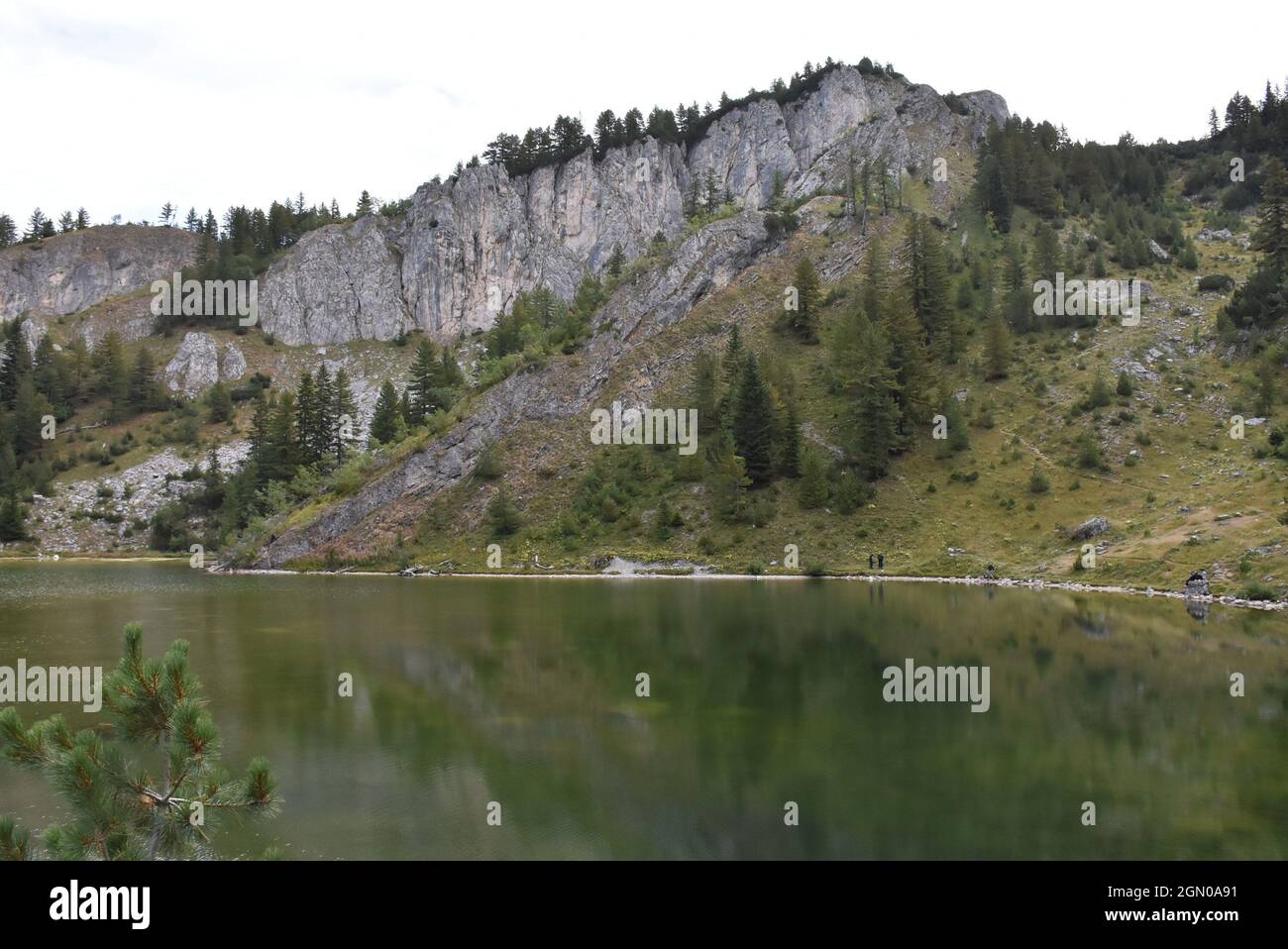 Lake Liqenati In the Rugova National Park. Beautiful nature of Kosova ...