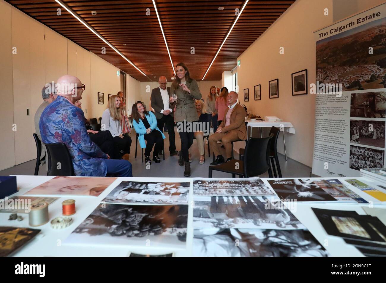 The Duchess of Cambridge meets relatives of the Windermere Children ...