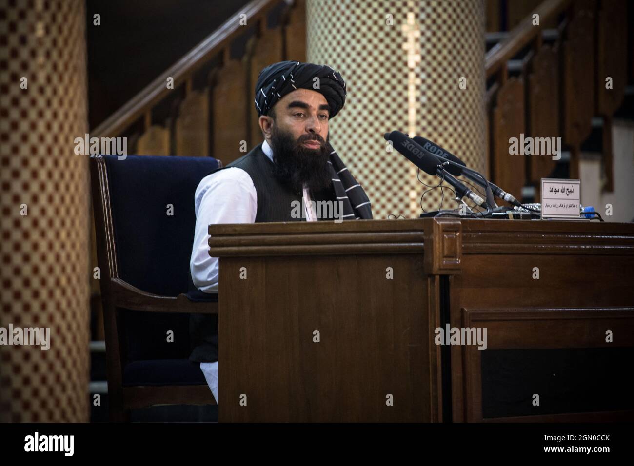 EDITORIAL USE ONLY - September 21, 2021, Kabuil, Afghanistan. During a ...