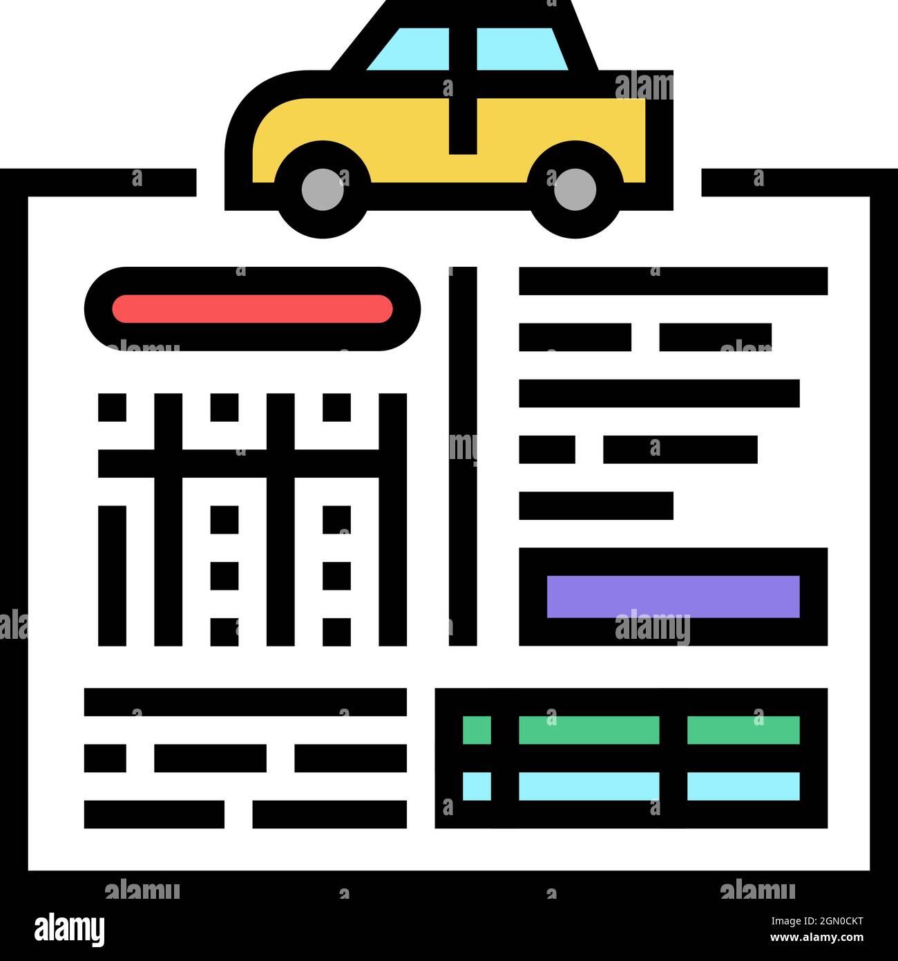 Vehicle history check Stock Vector Images - Alamy
