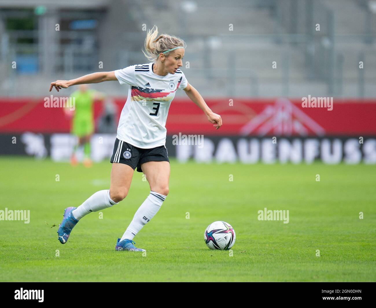 Kathrin Hendrich 3 (Germany) during the Womens World Cup Qualification ...