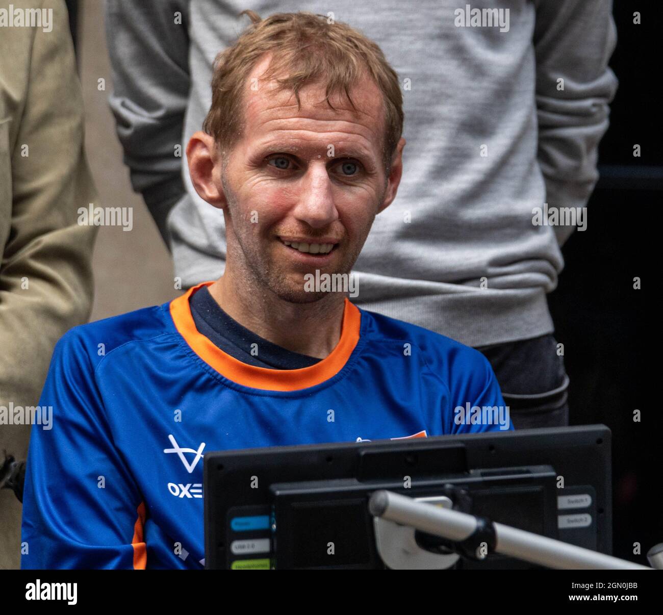 London, UK. 21st Sep, 2021. Ex Leeds Rhinos star Rob Burrow was among ...