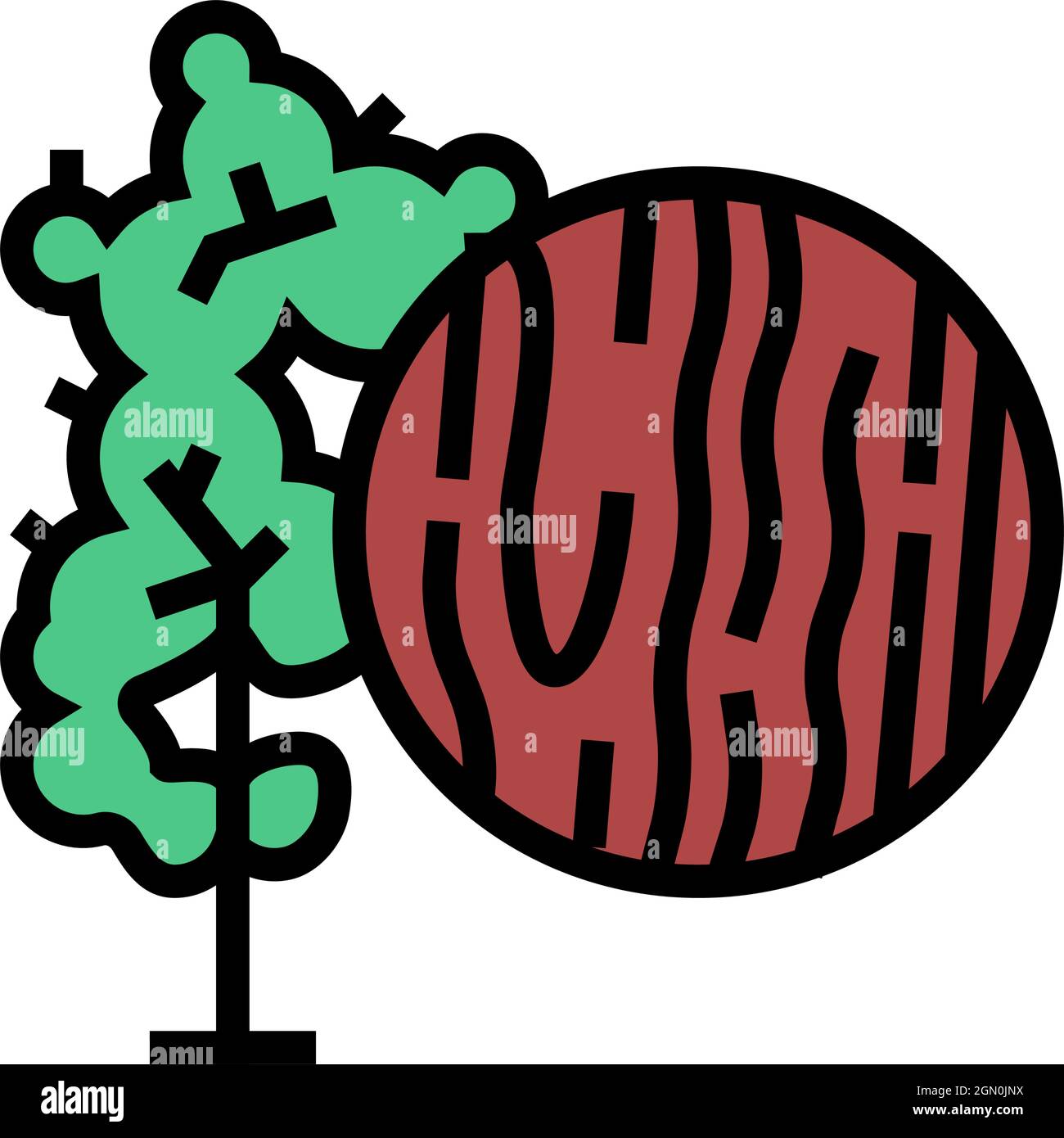 Mahogany forest Stock Vector Images - Alamy
