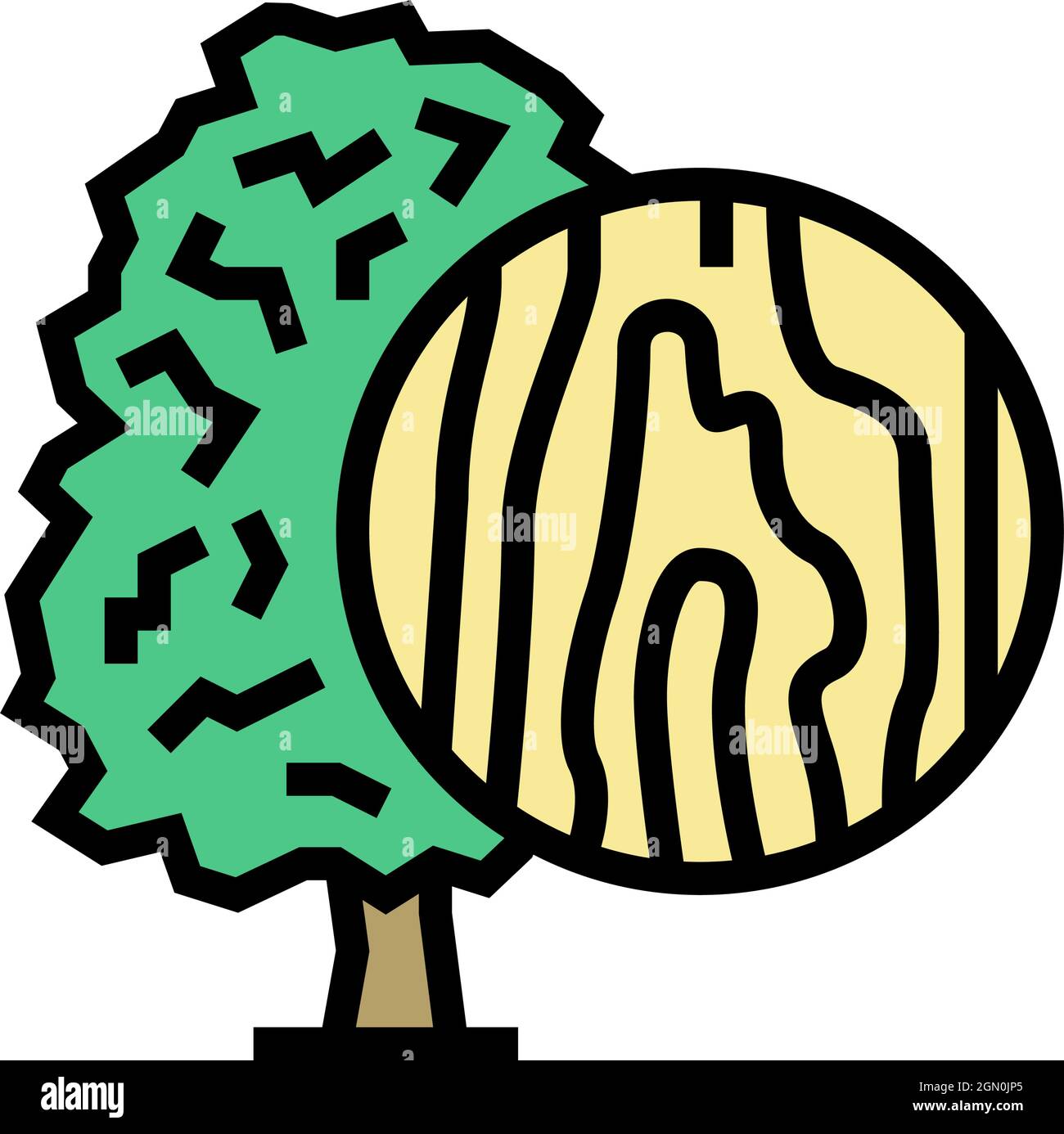 maple wood color icon vector illustration Stock Vector Image & Art - Alamy