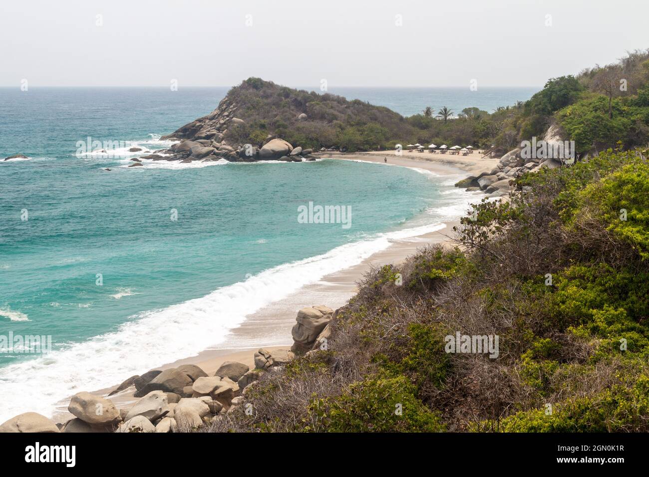 Beach in Tayrona National Park, Colombia Stock Photo - Alamy