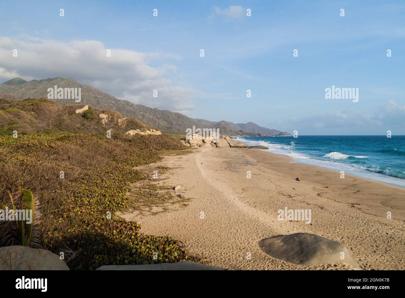 Beach in Tayrona National Park, Colombia Stock Photo - Alamy