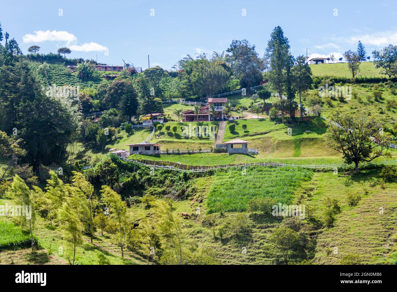 Countryside near Guatape, Colombia Stock Photo - Alamy