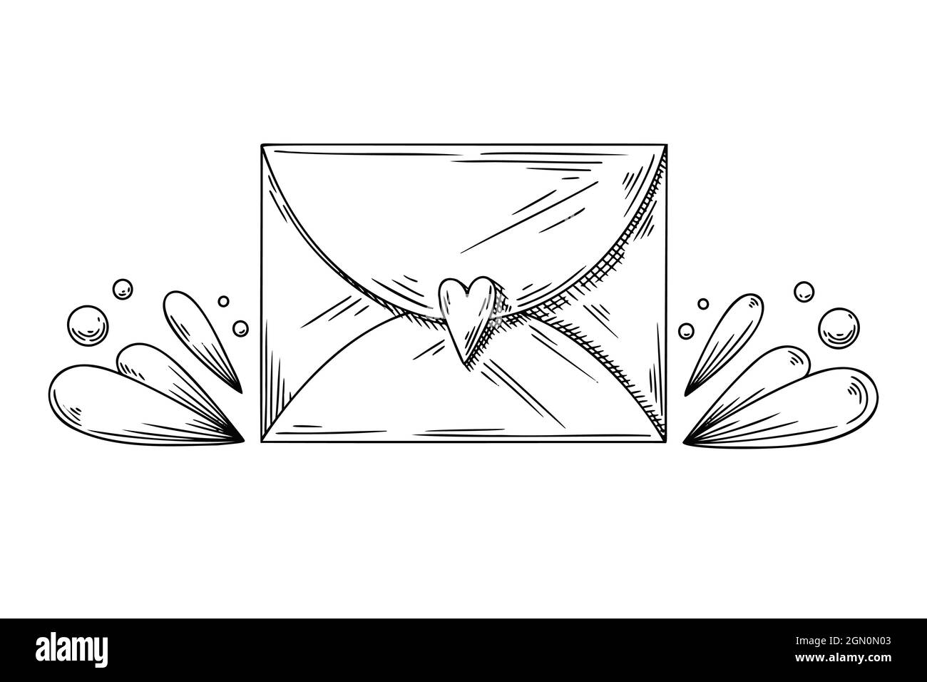 Paper envelope, letter. Sealed envelope isolated on white background ...