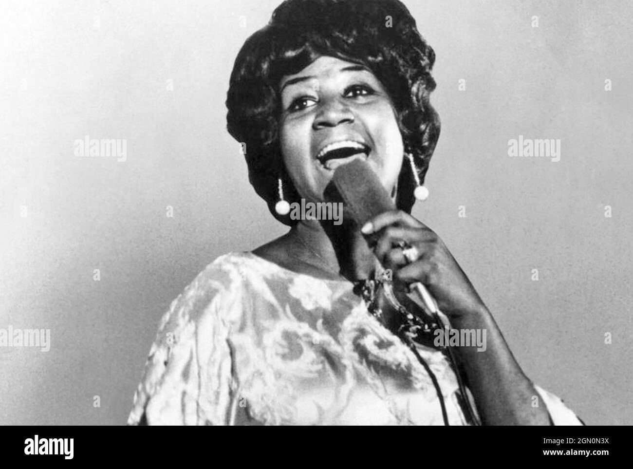 Aretha franklin american singer Black and White Stock Photos & Images ...