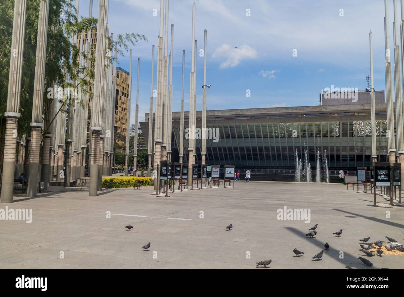 MEDELLIN, COLOMBIA - SEPTEMBER 4, 2015: Parque de las luces (Park of ...