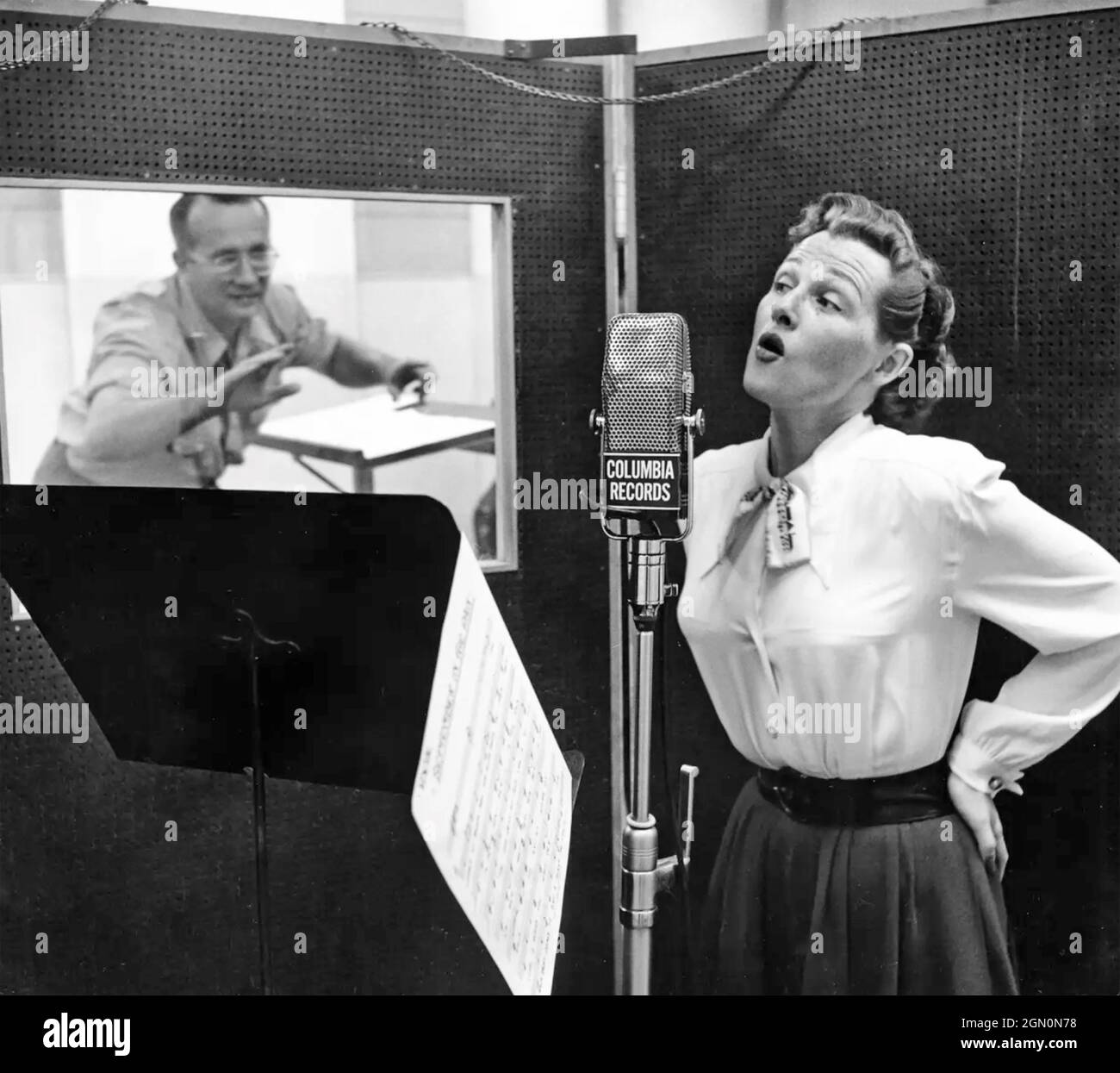 JO STAFFORD (1917-2008) Promotional photo of American singer about 1955 ...