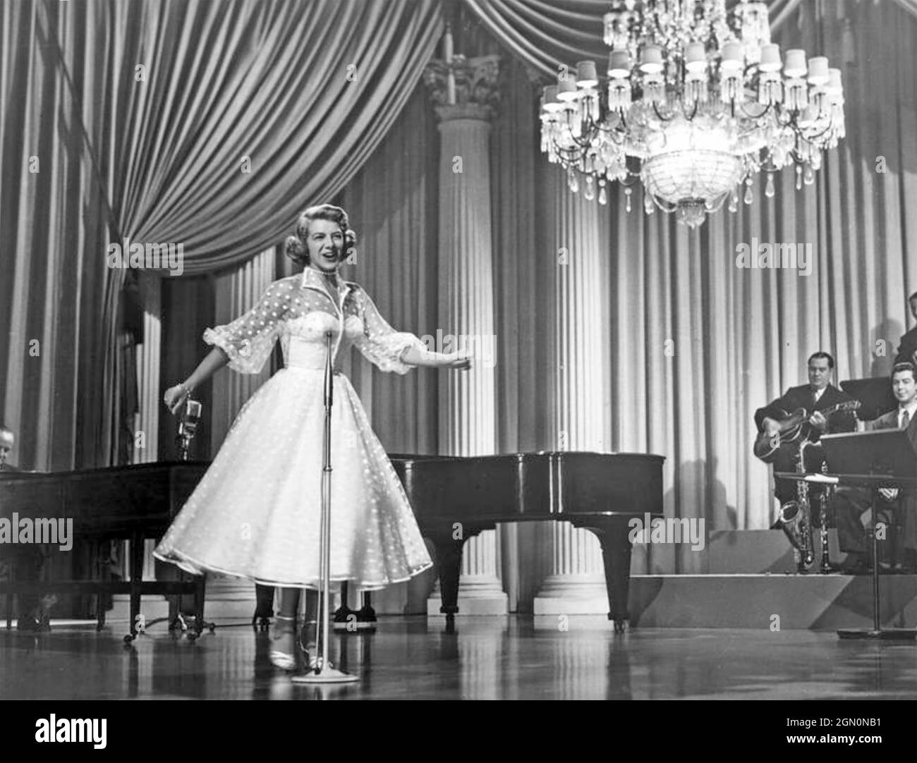 American singer and actress rosemary clooney Black and White Stock ...