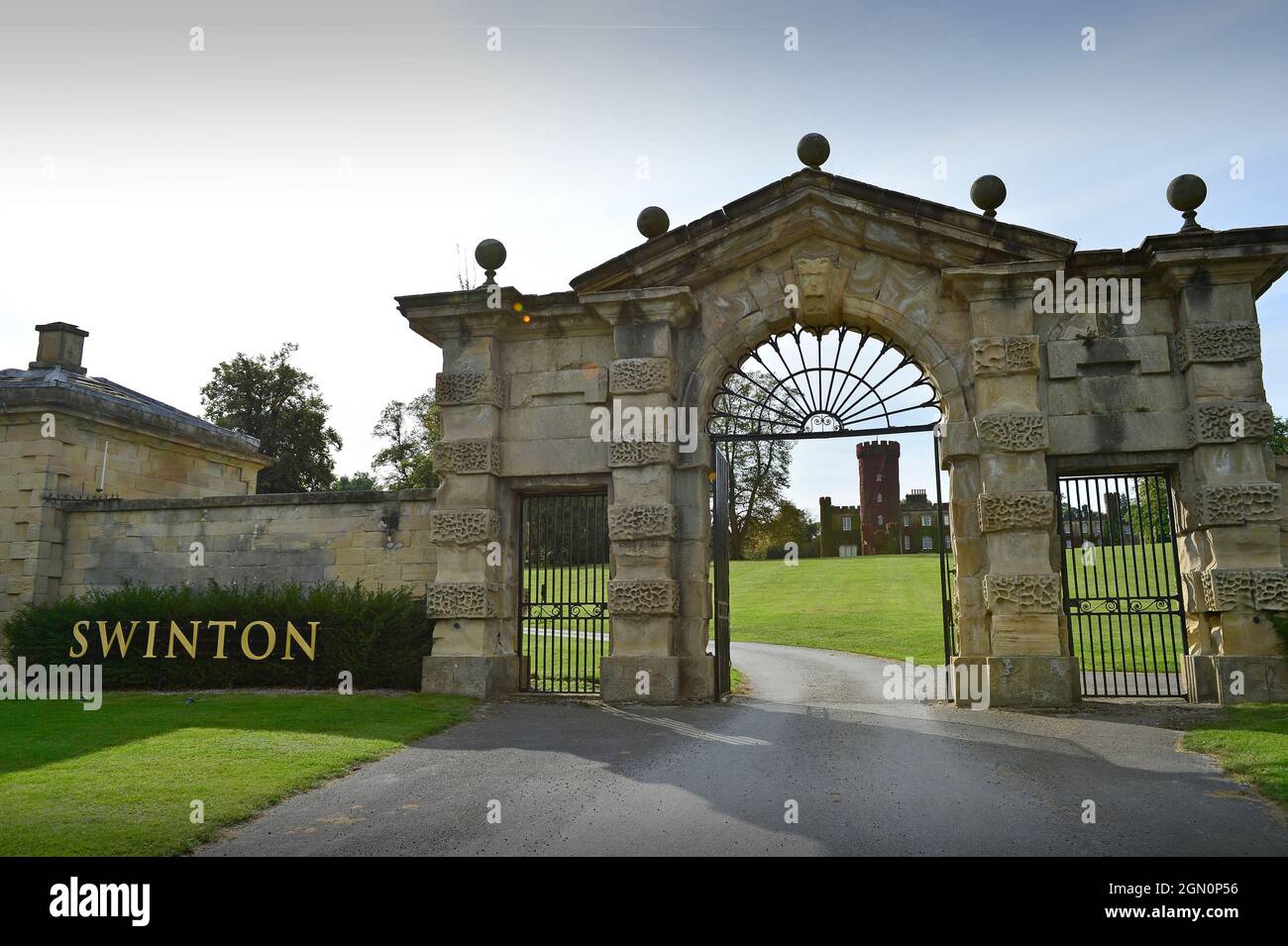 Swinton Park Masham North Yorkshire England UK Stock Photo - Alamy