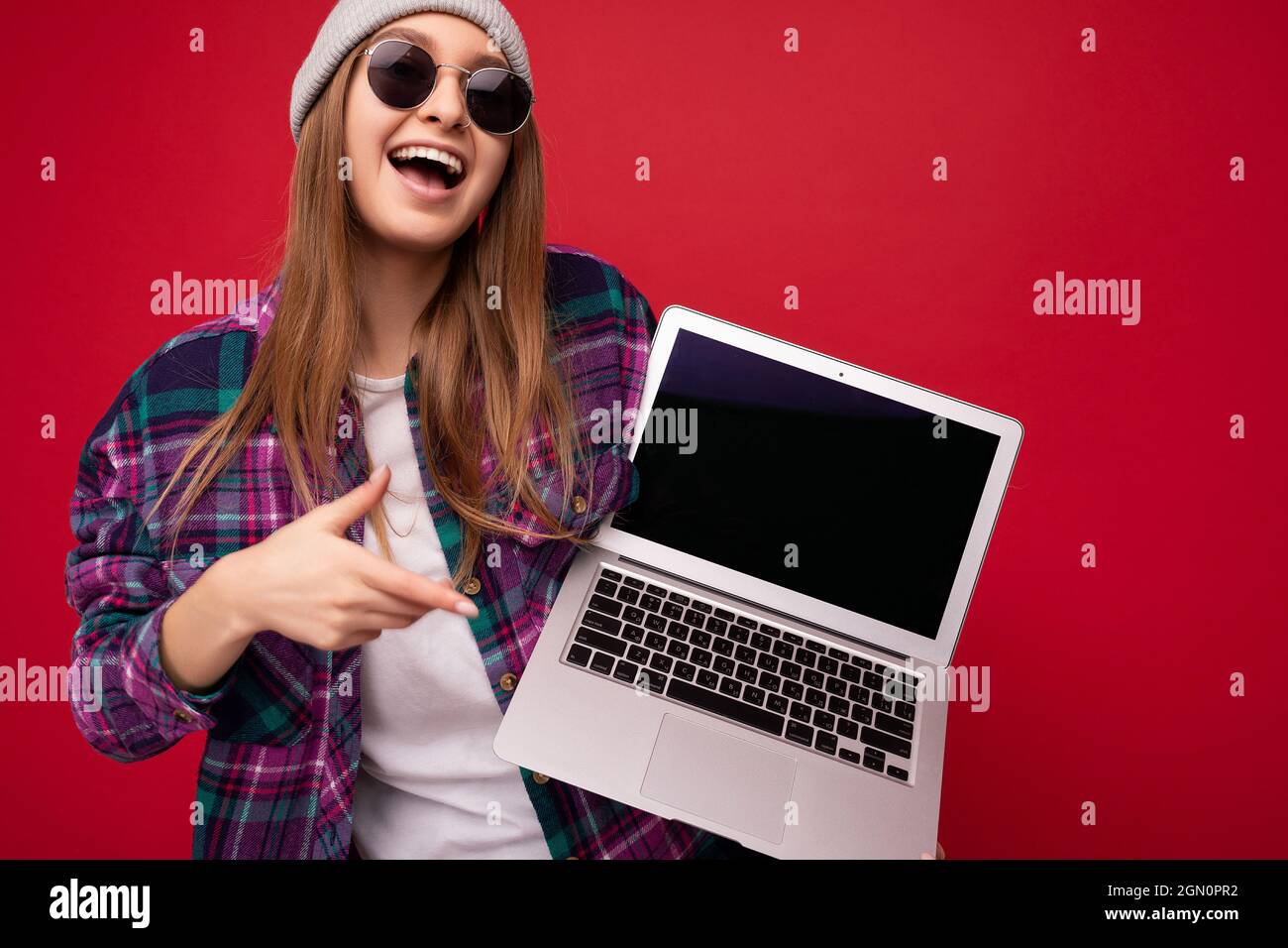 Colourful laptop cutout hi-res stock photography and images - Alamy