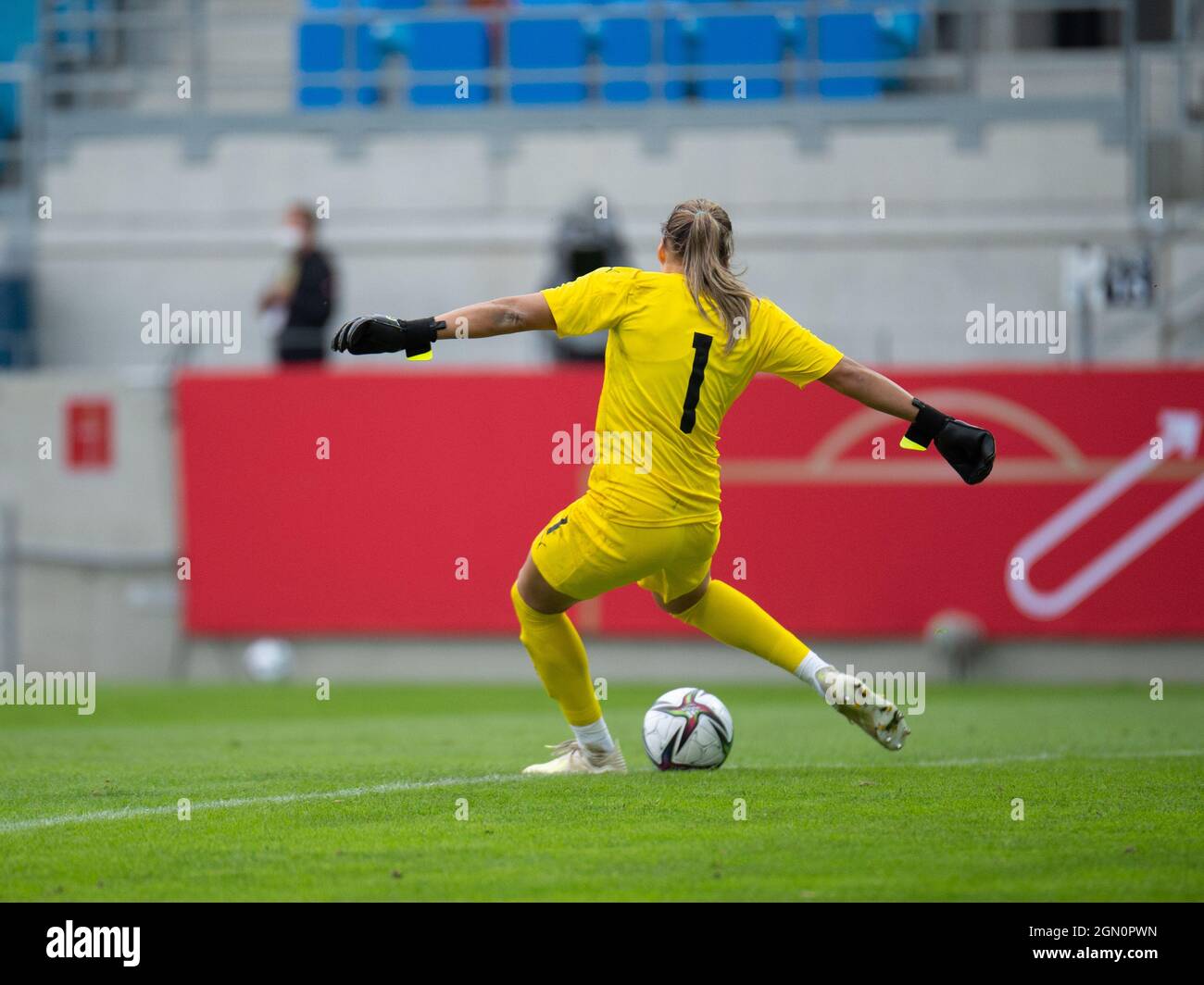 Milica Kostic (1 Serbia) during the Womens World Cup Qualification Game ...