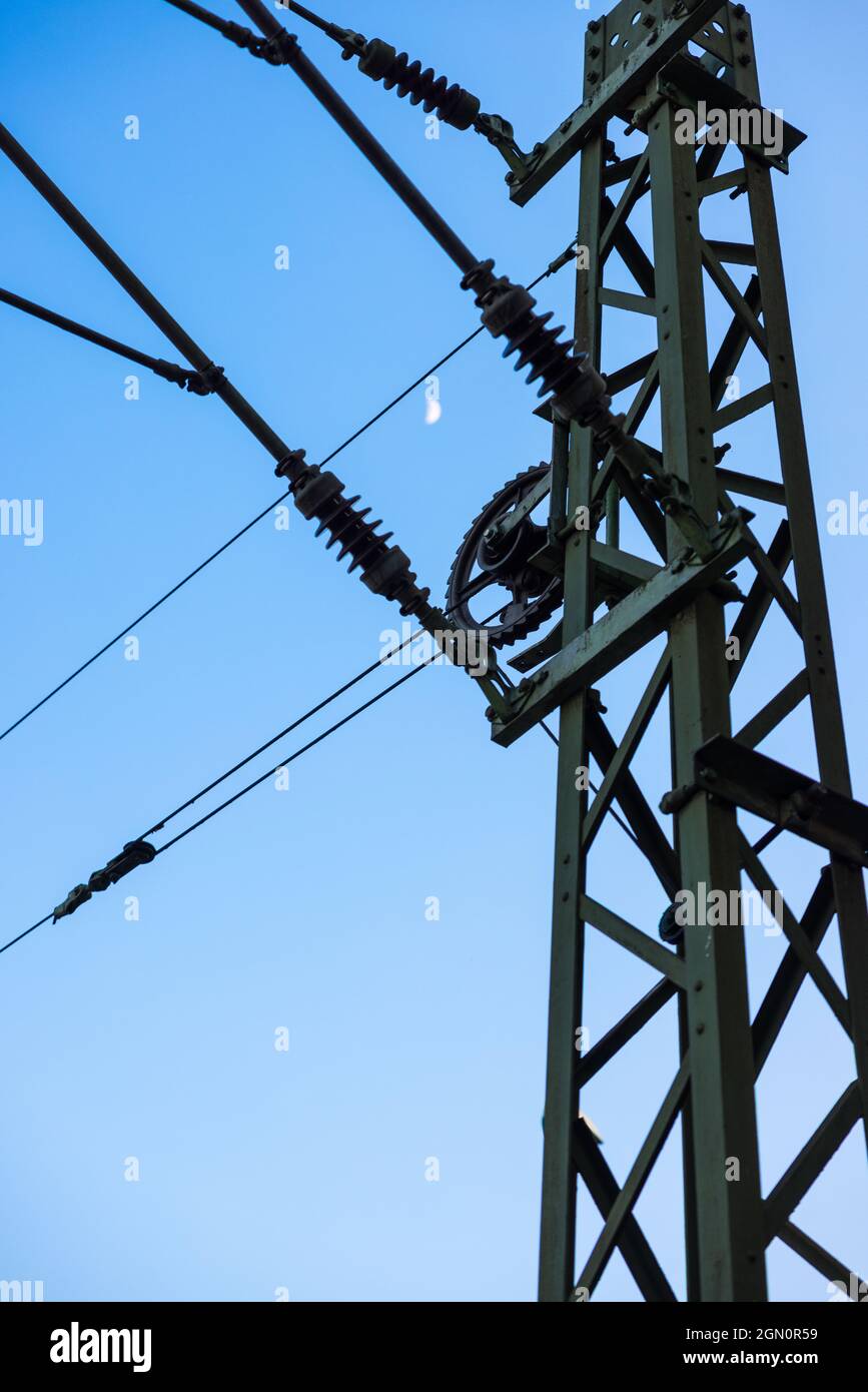Railway electrification system hi-res stock photography and images - Alamy