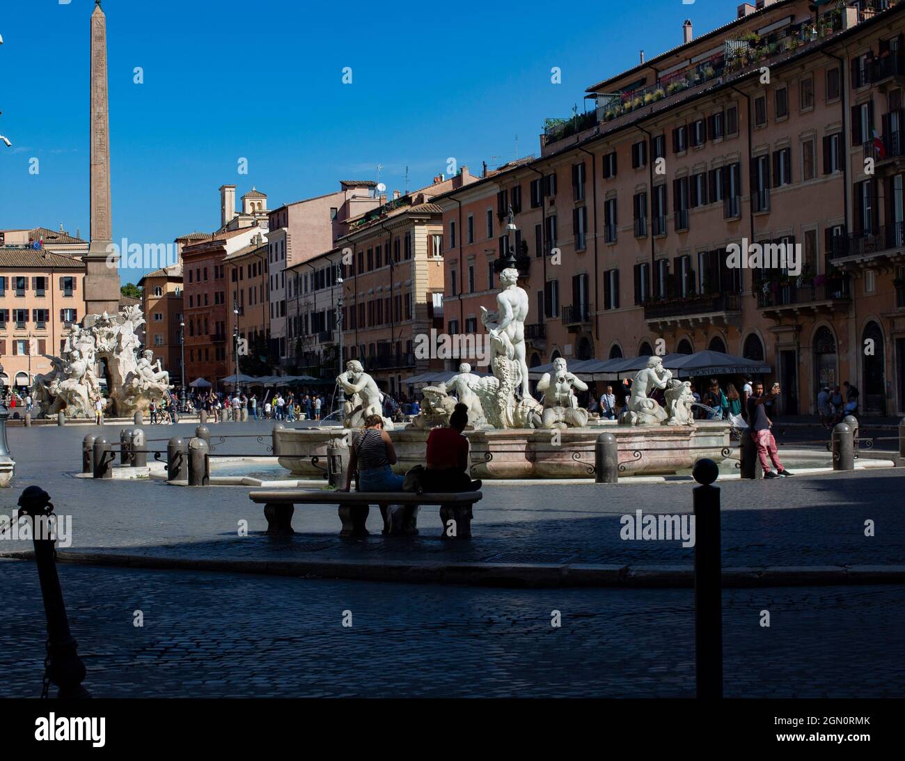 Piazza navona panorama hi-res stock photography and images - Alamy