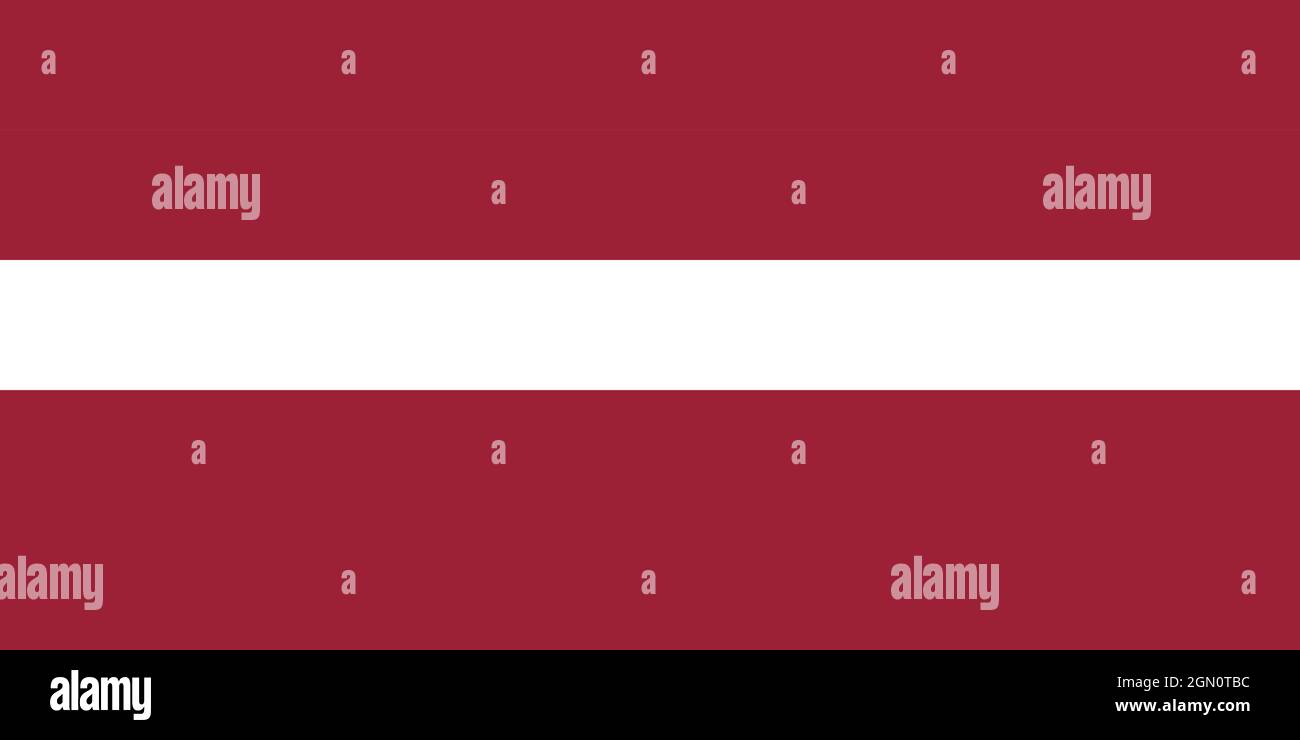 National flag of Latvia original size and colors vector illustration ...