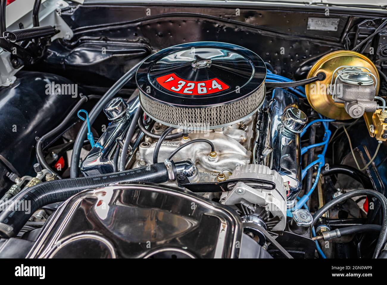 Virginia City, NV - July 31, 2021: 326 Engine Compartment Detail on a ...