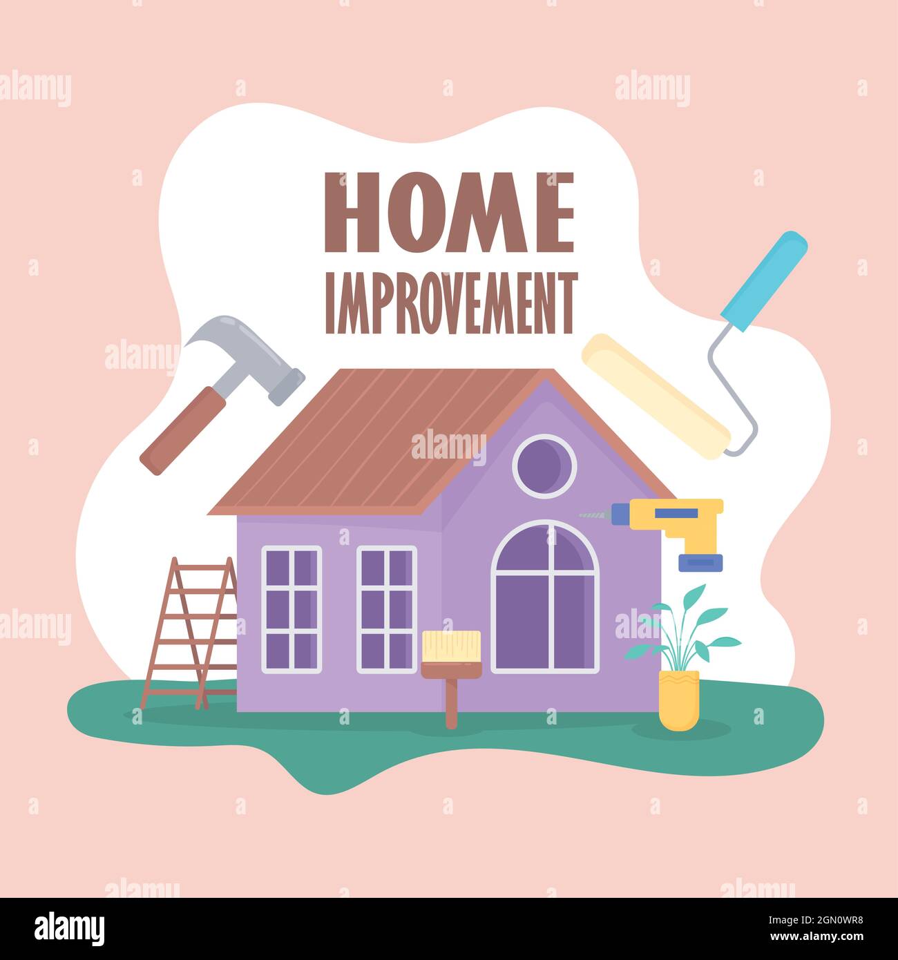 home improvement poster Stock Vector Image & Art - Alamy