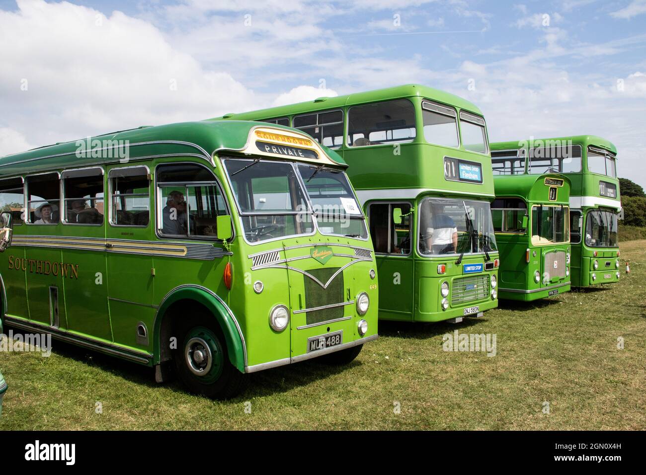 Provincial Bus Rally 2019 Stokes Bay Gosport Stock Photo - Alamy