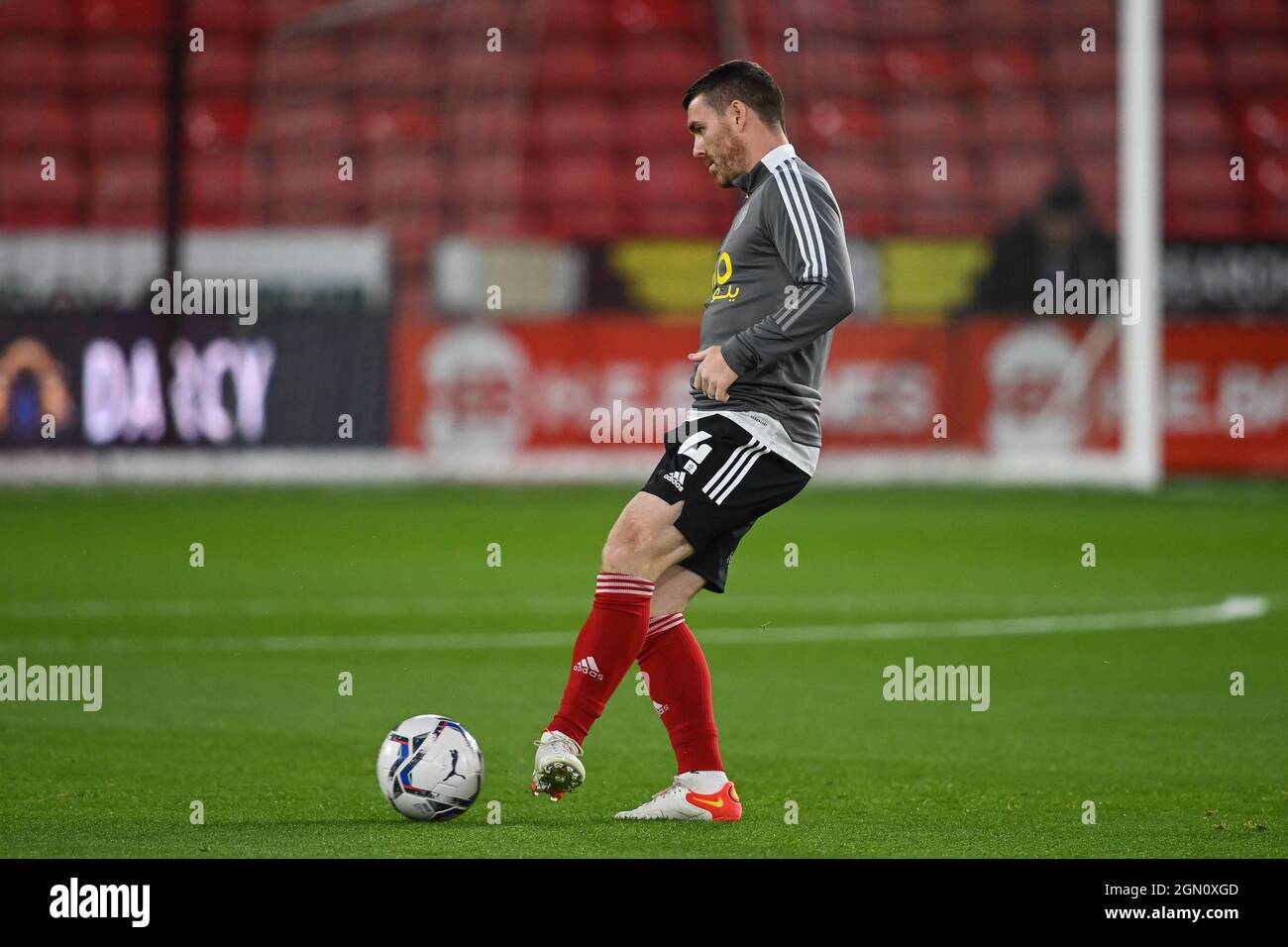 John Fleck #4 of Sheffield United during the pre-game warmup Stock ...