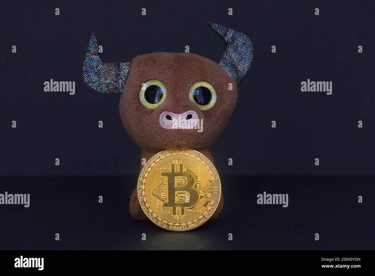 Concept of Bull market trend for Bitcoin BTC crypto currency for good ...