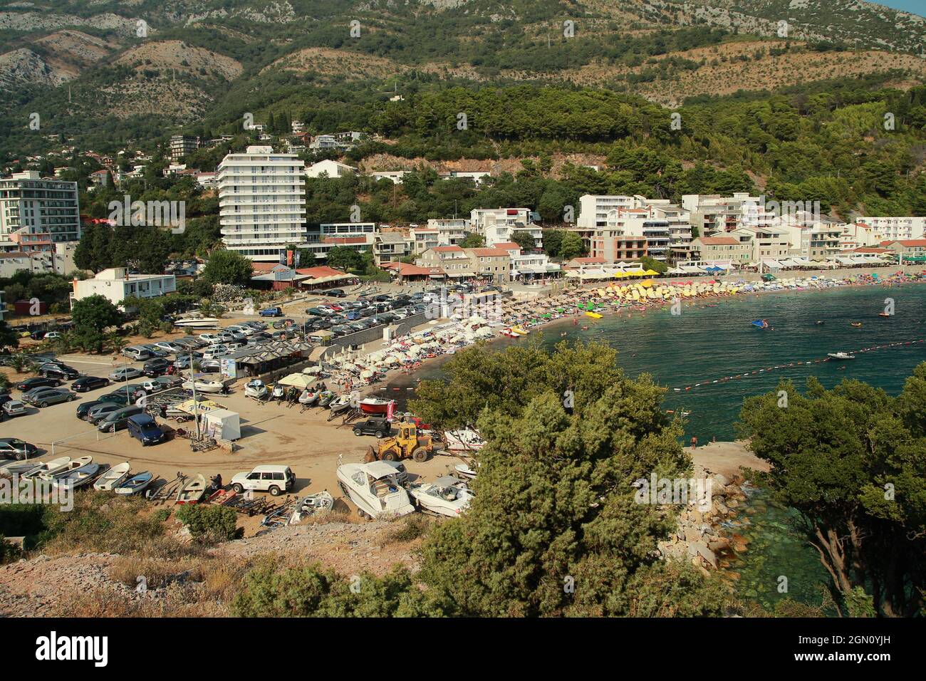 Sutomore beach resort in Bar municipality, Montenegro Stock Photo - Alamy