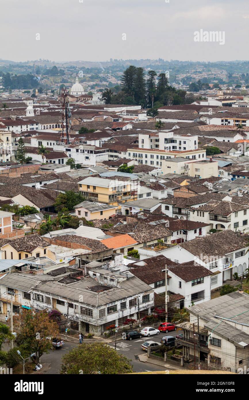 Aerial view of Popayan, Colombia Stock Photo - Alamy
