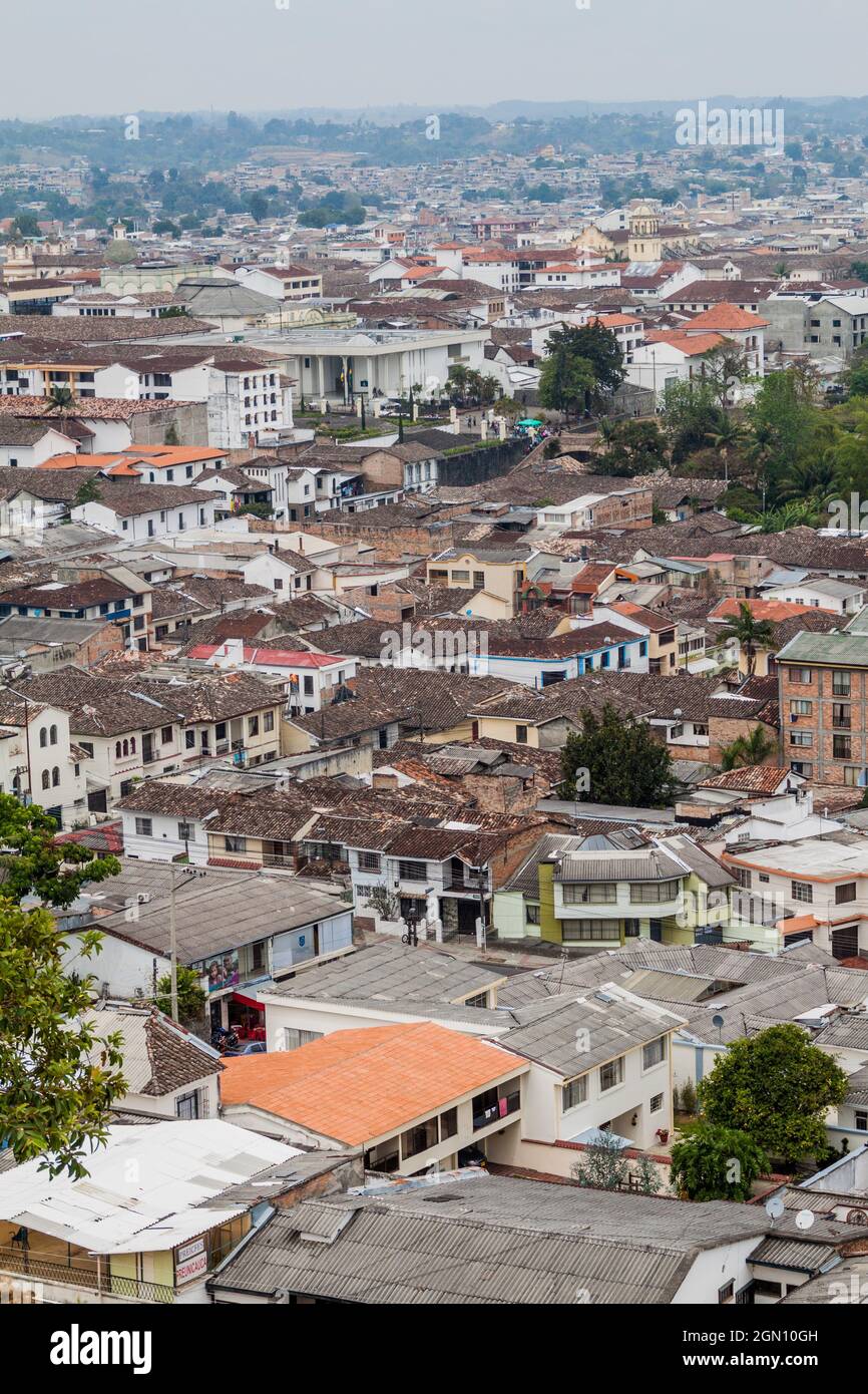 Aerial view of Popayan, Colombia Stock Photo - Alamy