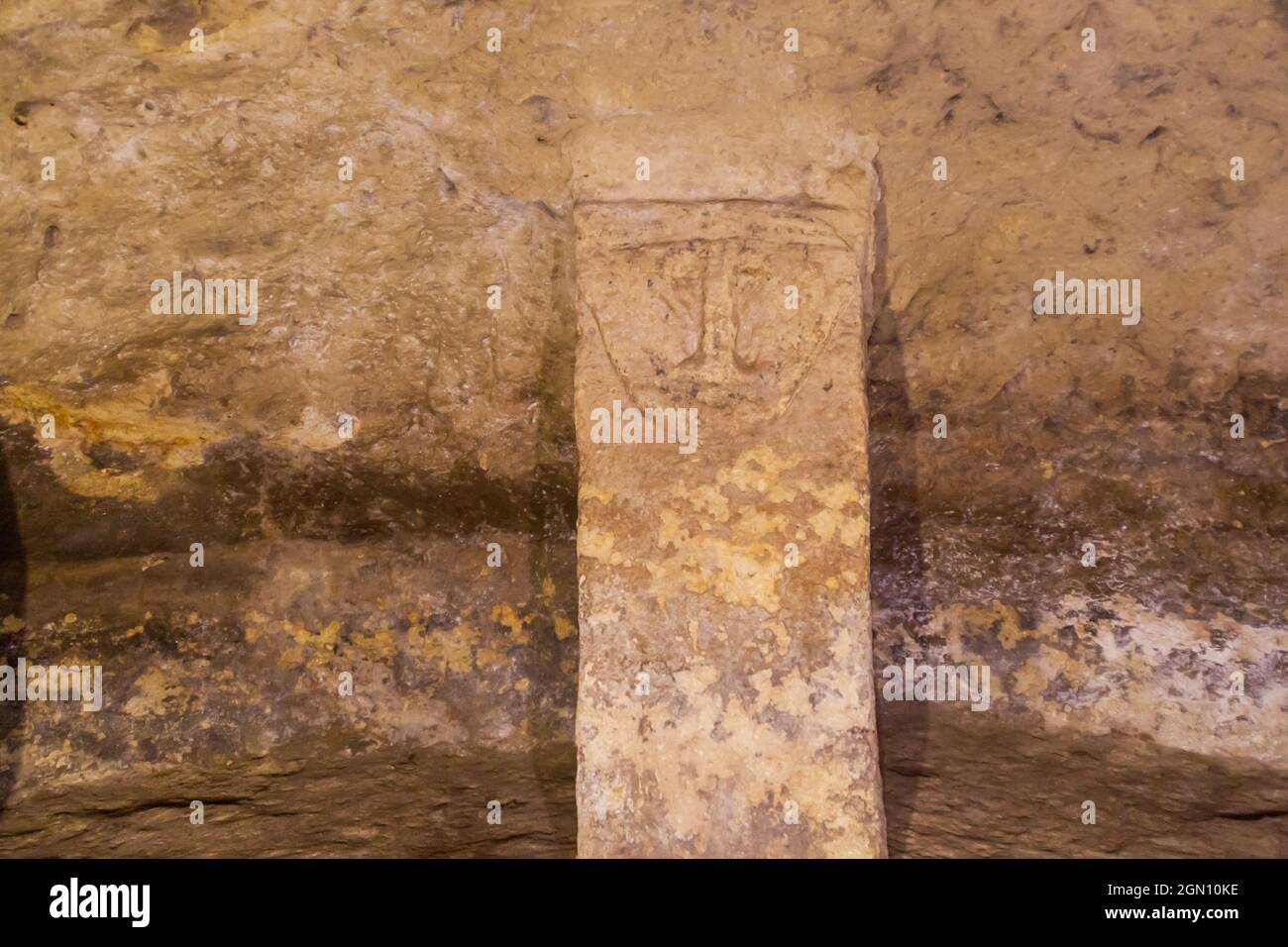 Ancient tomb located in Segovia site in Tierradentro, Colombia Stock ...