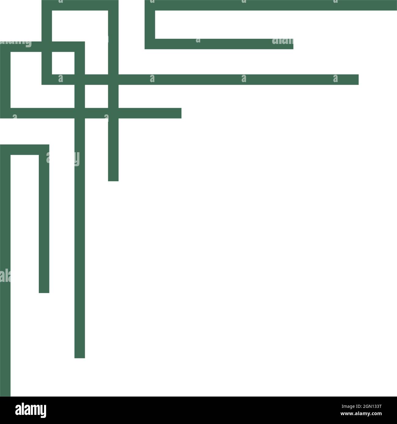 Modern Border Design Vector