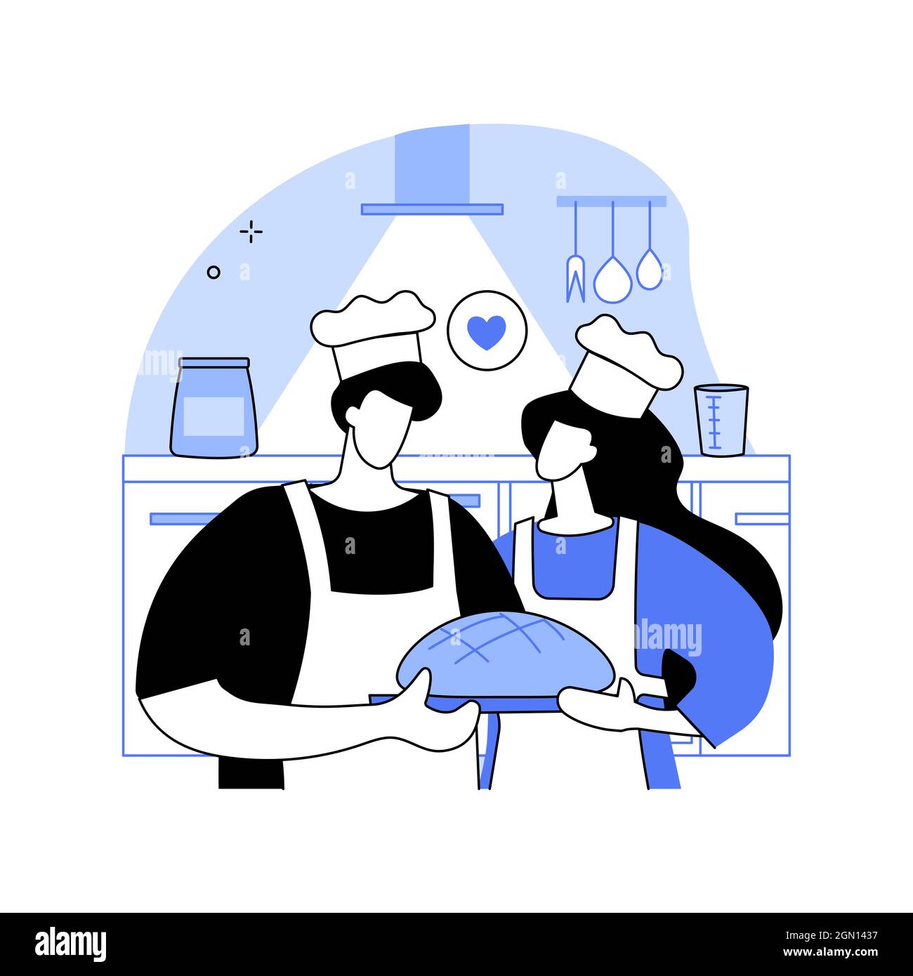 Baking bread abstract concept vector illustration Stock Vector Image ...