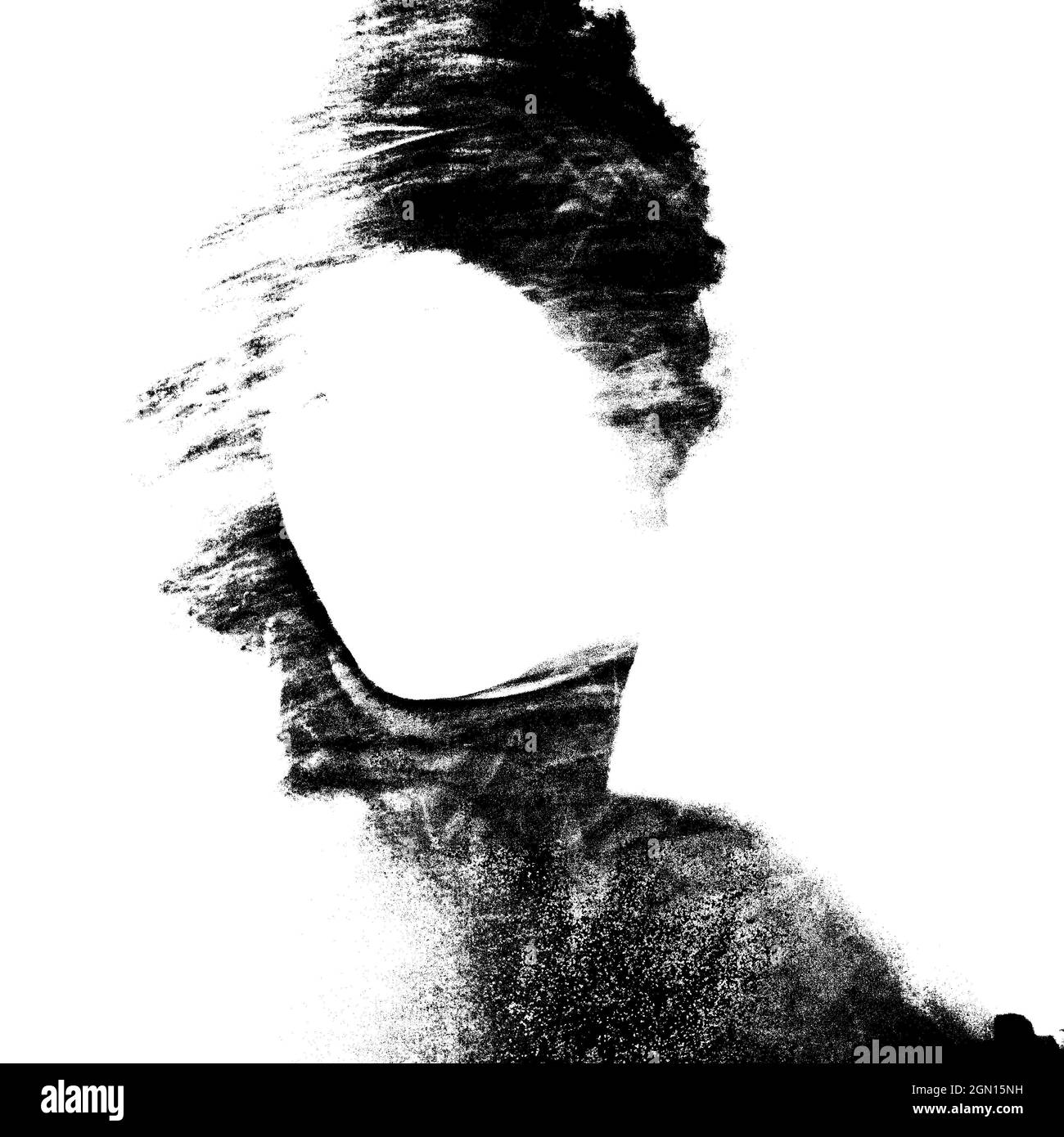 Portrait border design hi-res stock photography and images - Alamy