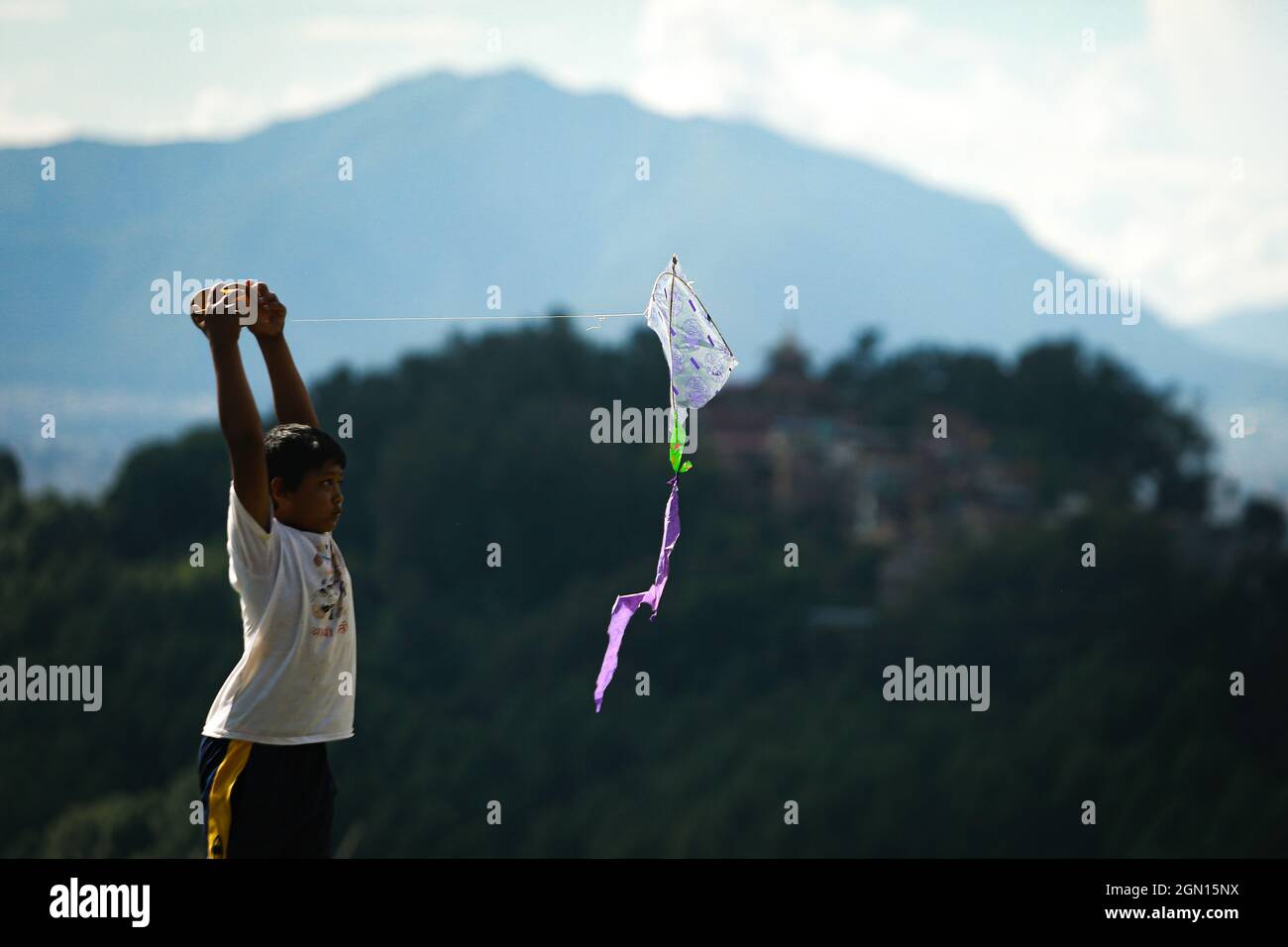 Nepal kite dashain hi-res stock photography and images - Alamy