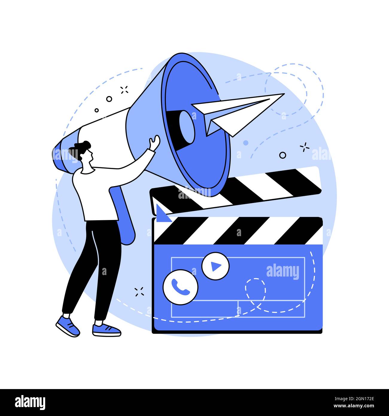 Casting call abstract concept vector illustration Stock Vector Image ...