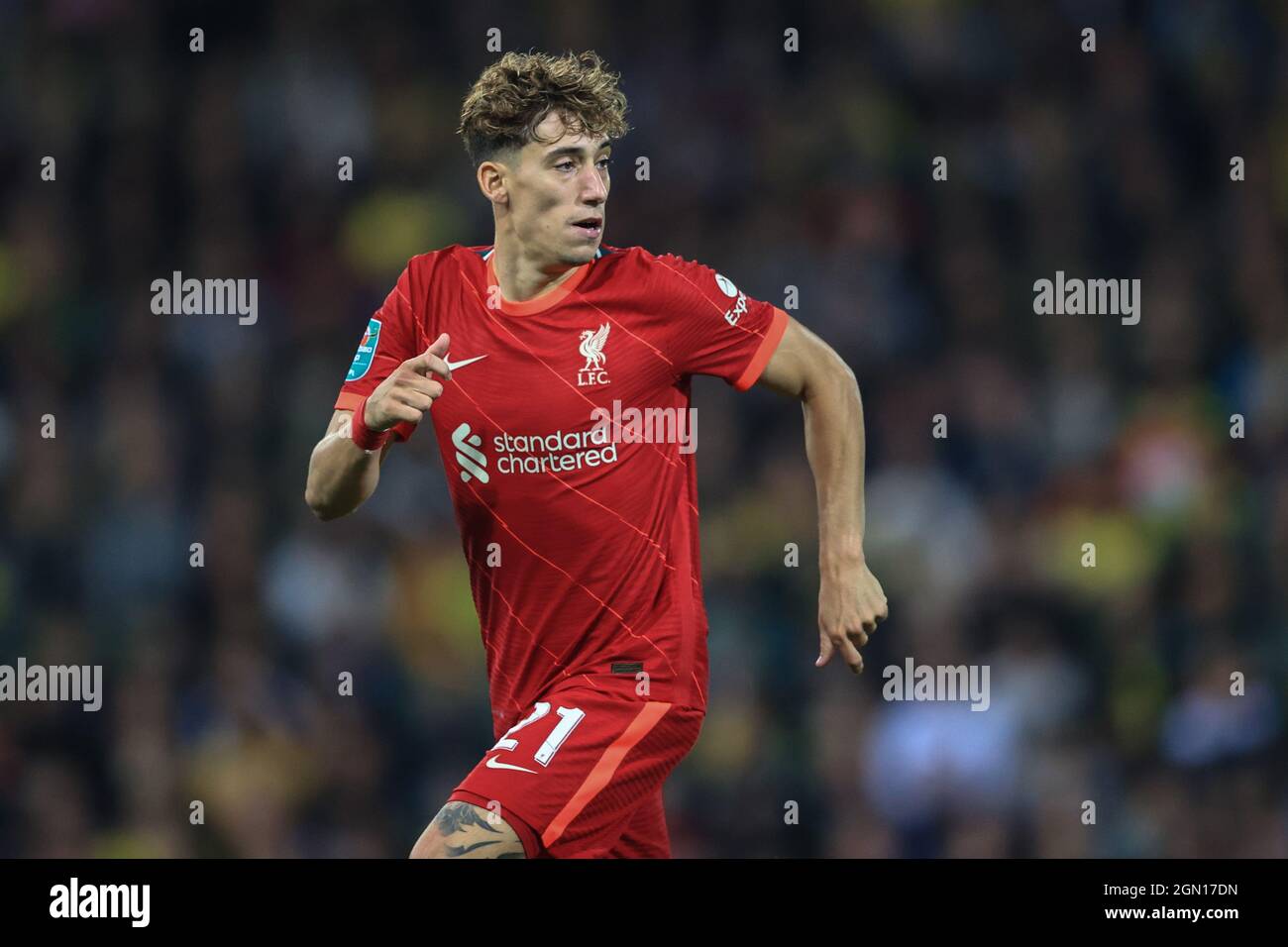 Kostas Tsimikas #21 of Liverpool during the game Stock Photo - Alamy
