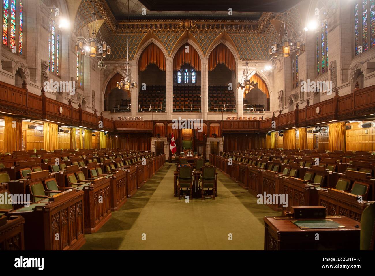 Inside Canadian Parliament