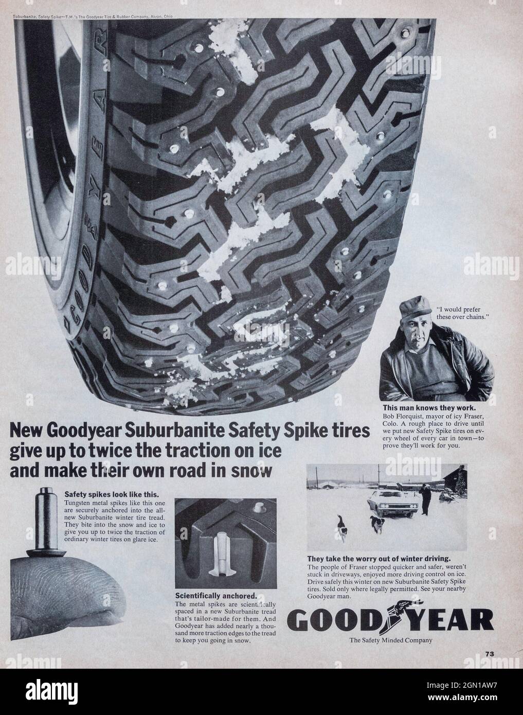 Goodyear vintage magazine advert hi-res stock photography and images ...