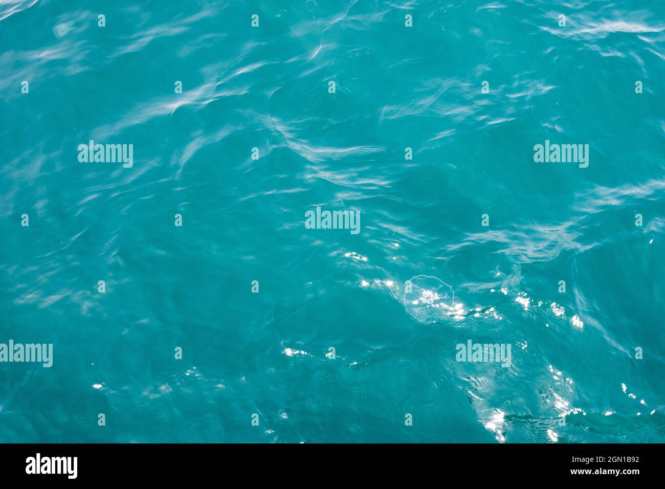 Turquoise wavy sea background. Sea texture Stock Photo - Alamy