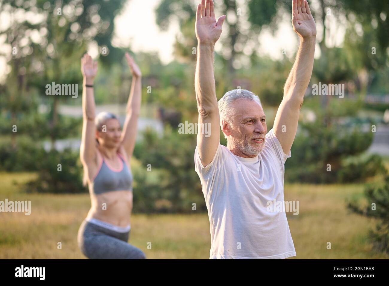 Two mature adults hi-res stock photography and images - Alamy