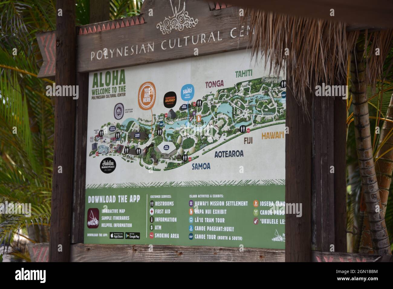 Oahu HI U.S.A. 6/3-4/2021. Polynesian Cultural Center. Opened 10/12 ...
