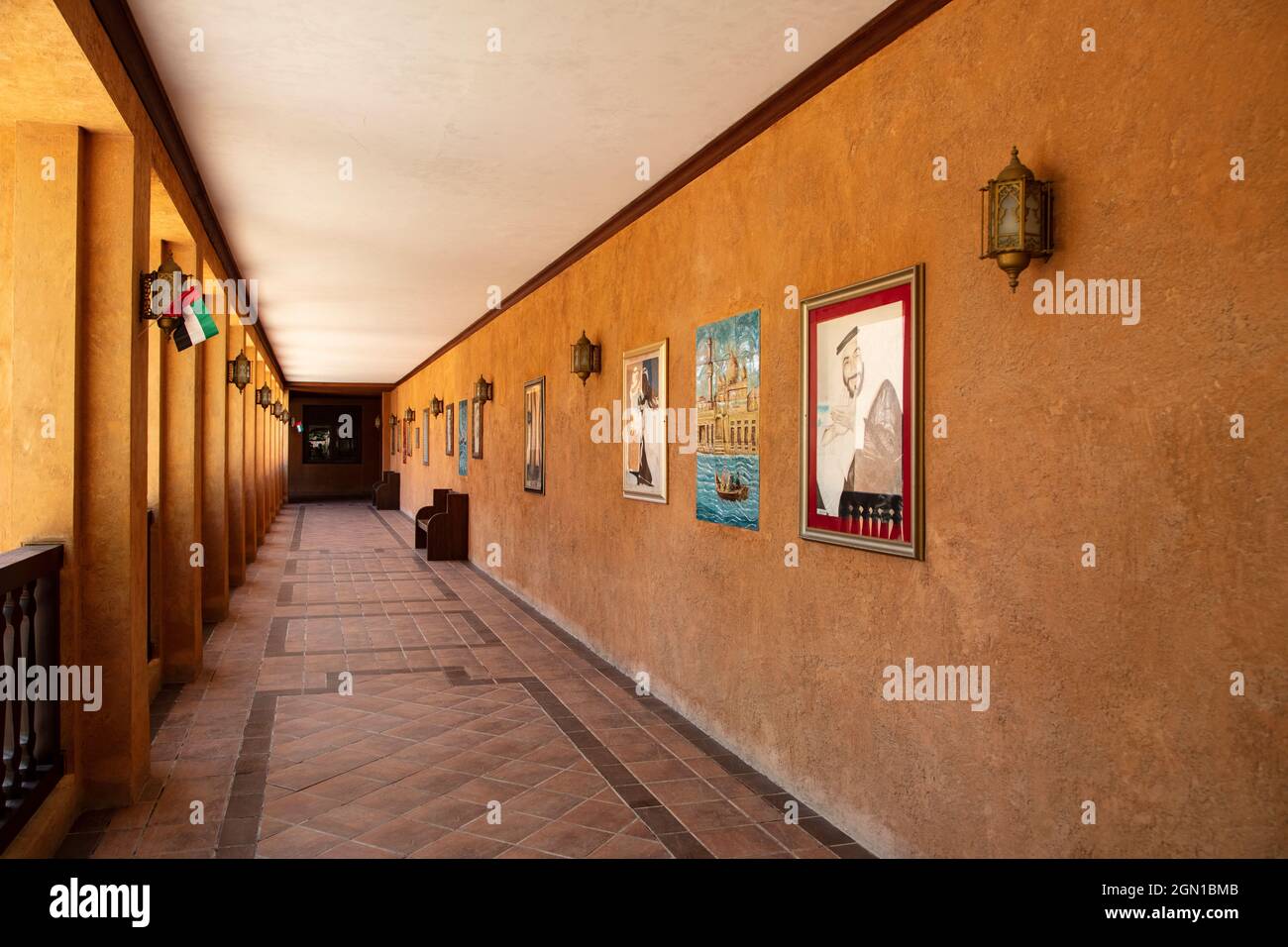 Interior view of the Sheikh Zayed Palace Museum (Al Ain Palace Museum ...