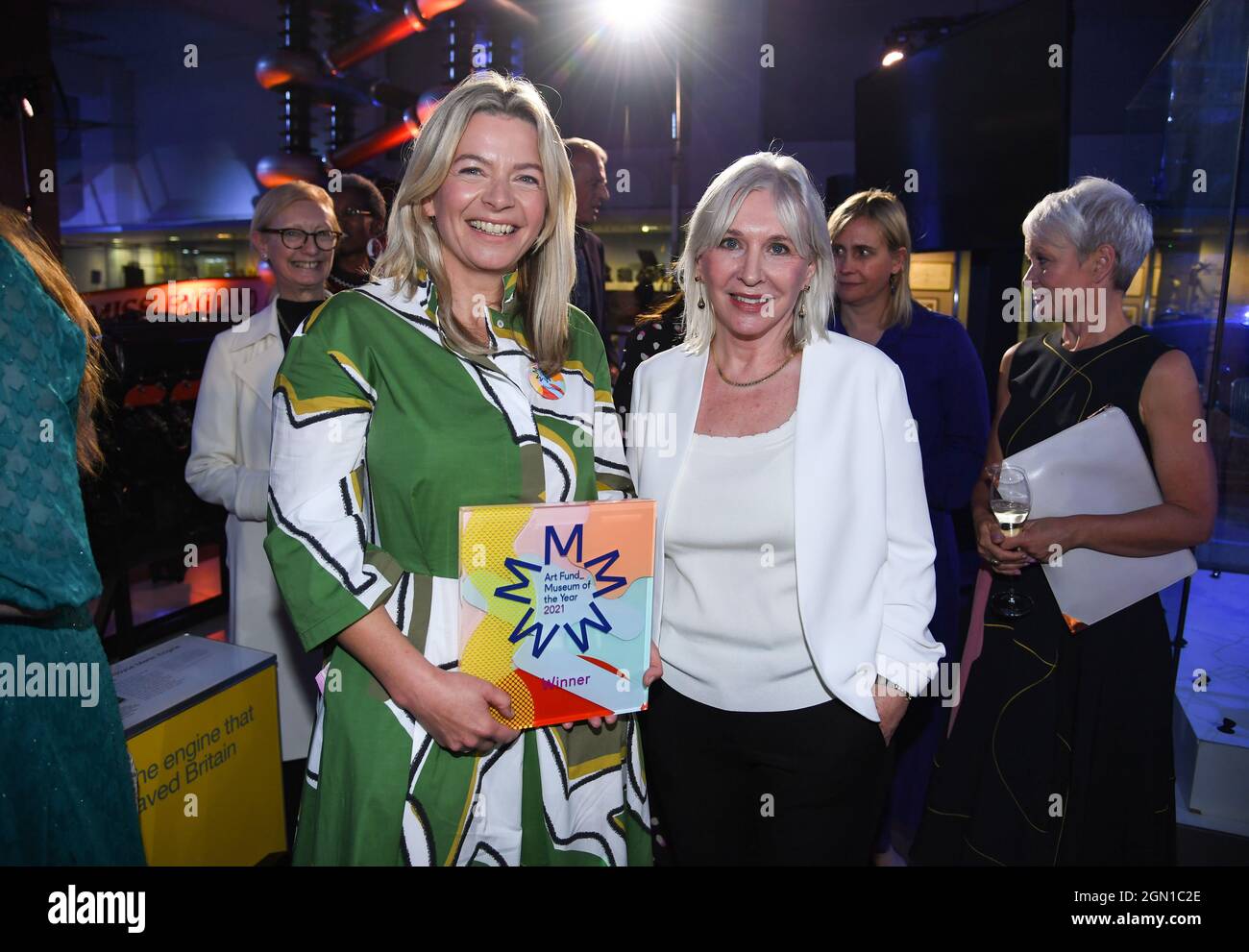 EDITORIAL USE ONLY Sally Shaw (left), director of Firstsite, winner of ...